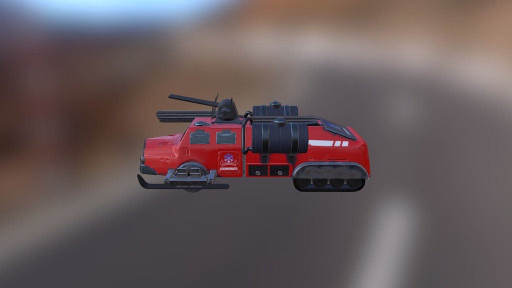 Dieselpunk - Firetruck - 3D model by klavigneb [5f59623] - Sketchfab