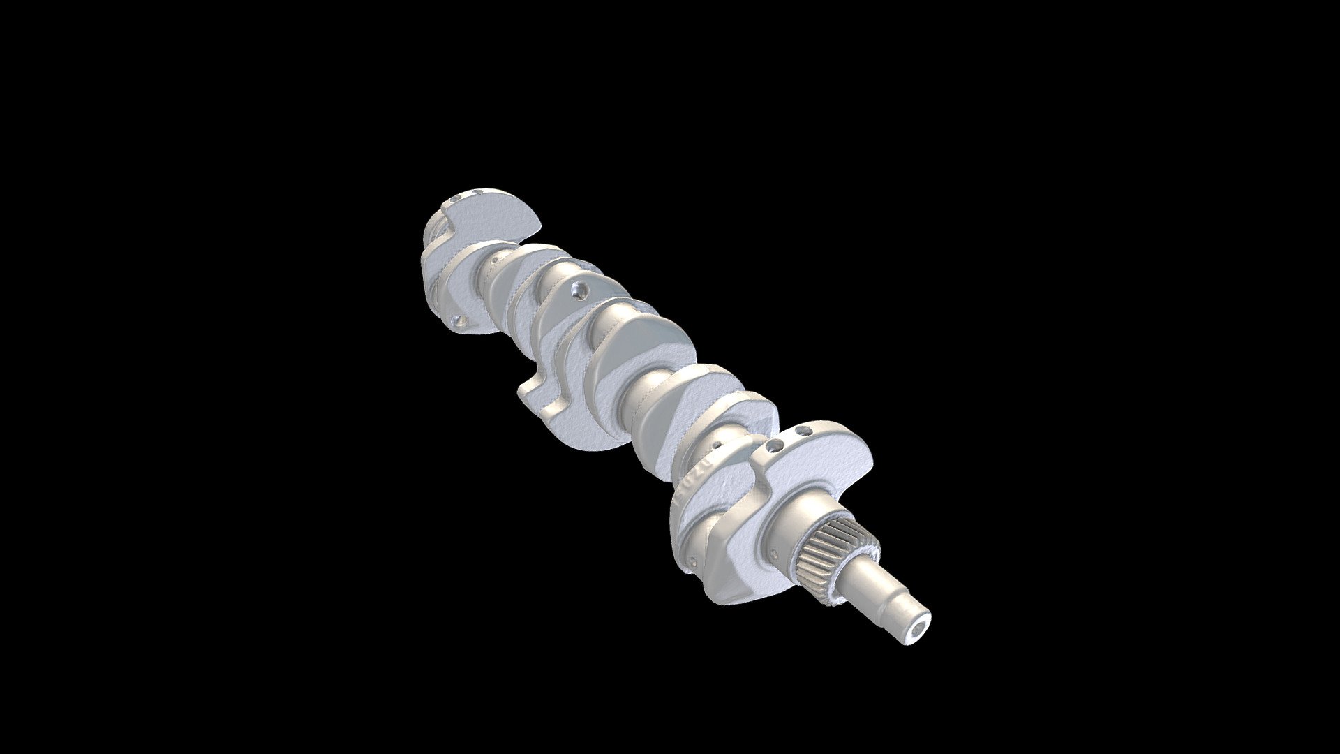 Crankshaft - 3D model by Direct Dimensions (@dirdim) [5f59d47] - Sketchfab