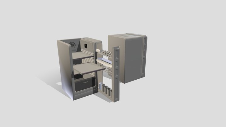 Minifridge 3D models - Sketchfab