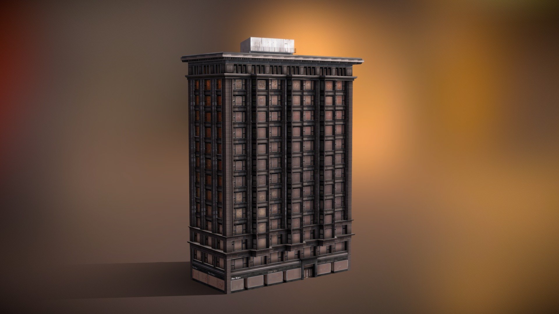 Chicago Savings Bank Building - 3D model by Darf (@sannie01) [5f5a49a ...
