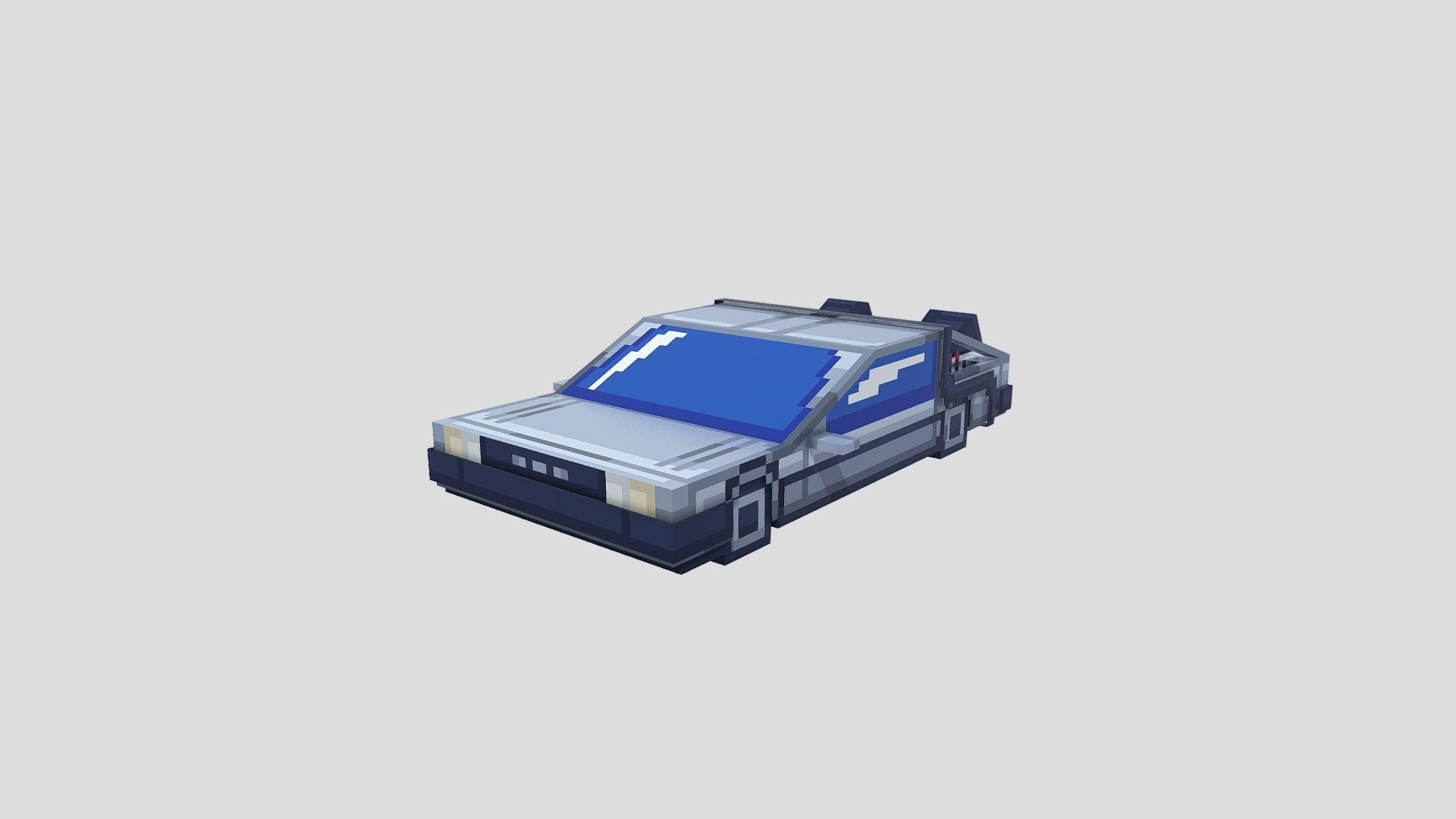 DeLorean Time Machine - 3D model by Bubblez705 [5f5a4e9] - Sketchfab