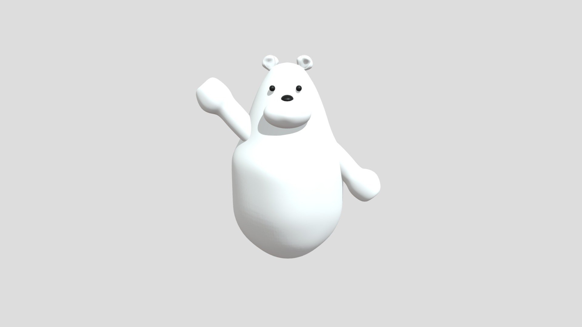 Ice Bear (Polar) From We Bare Bears - Download Free 3D model by ...