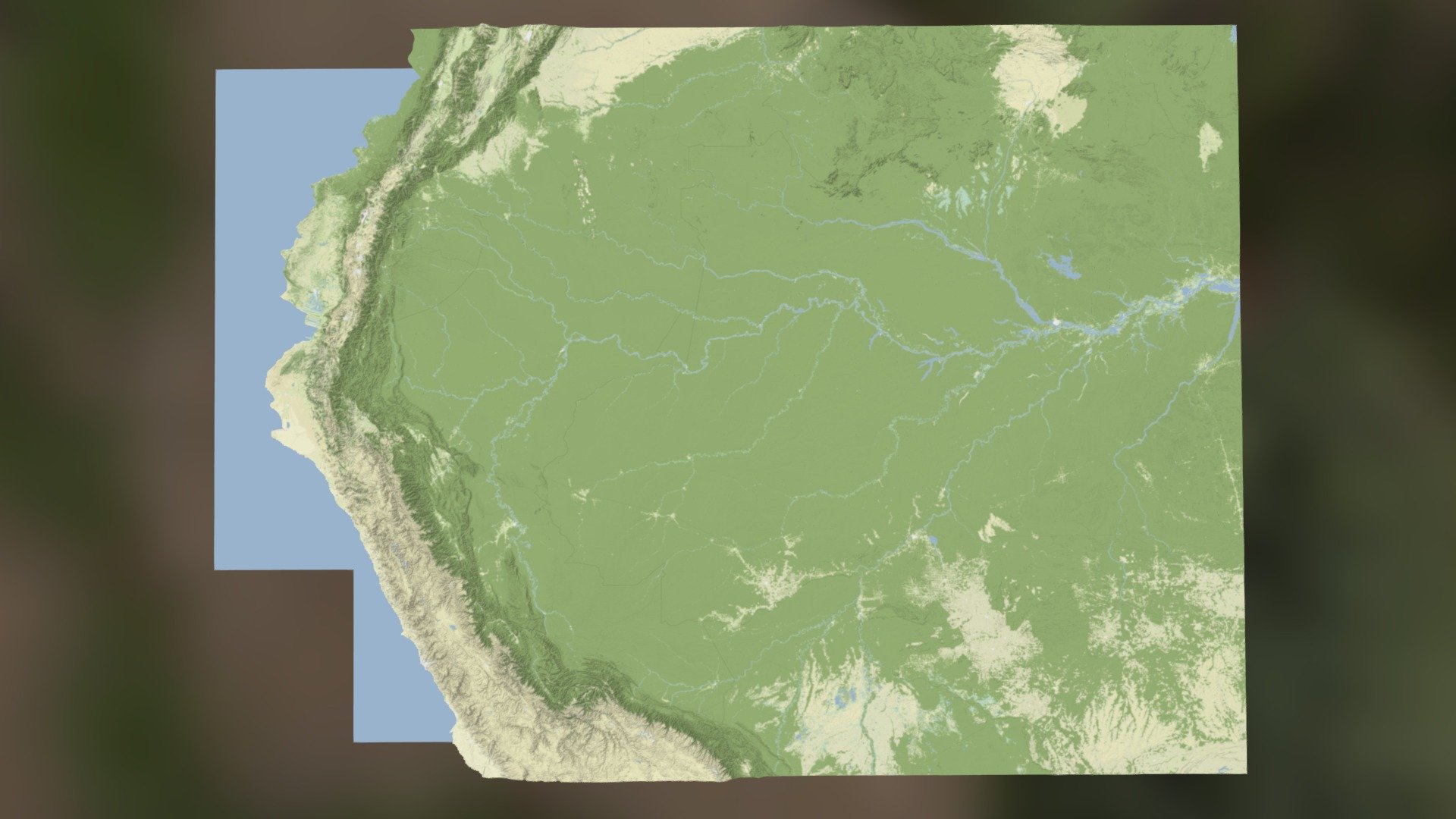 Amazon Plain - 3D model by Yang (@bluepaint0218) [5f5cb57] - Sketchfab