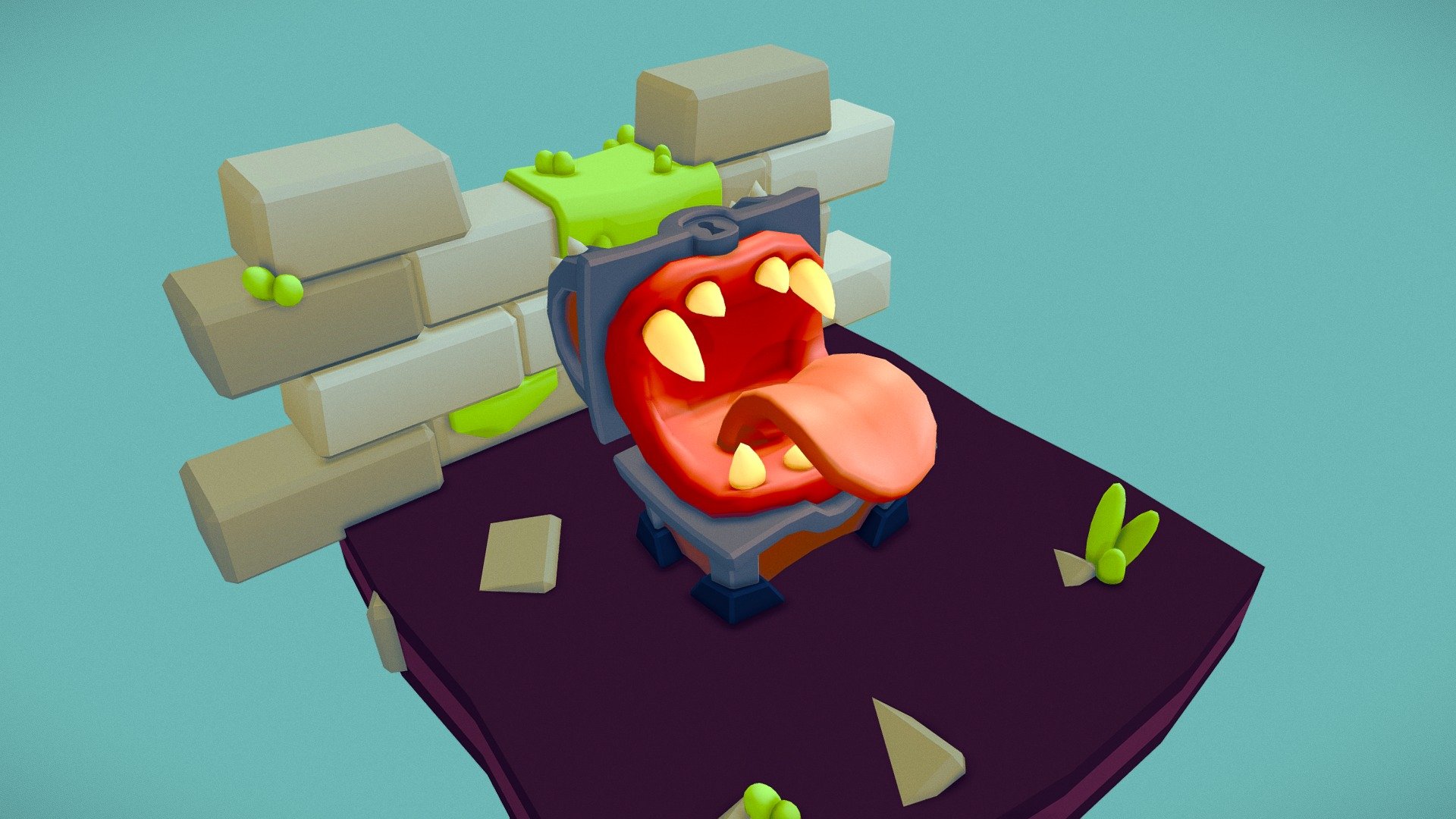 Toothy the Mimic - 3D model by Brynn (@Brynnnnn) [5f5cf26] - Sketchfab