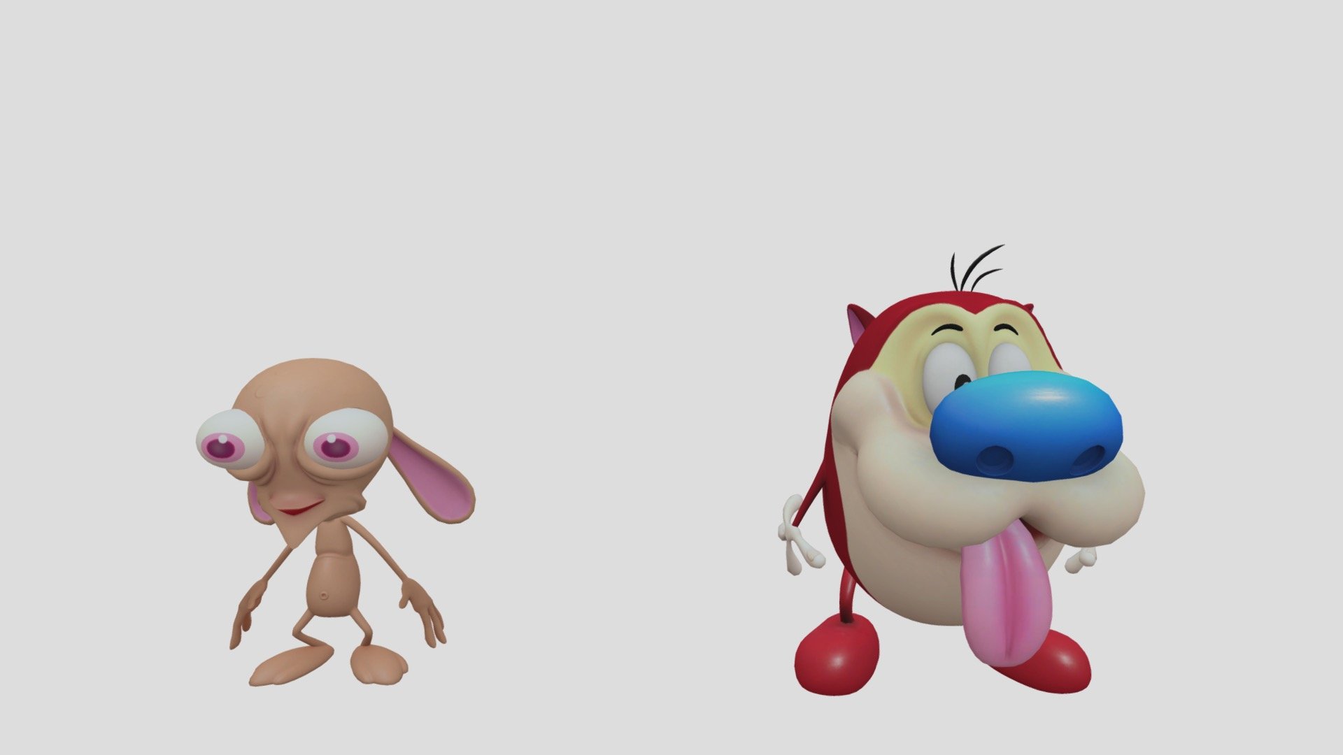Nasb2 - Ren & Stimpy - Download Free 3D model by SMF Features Developed From Cheryl Hill ...