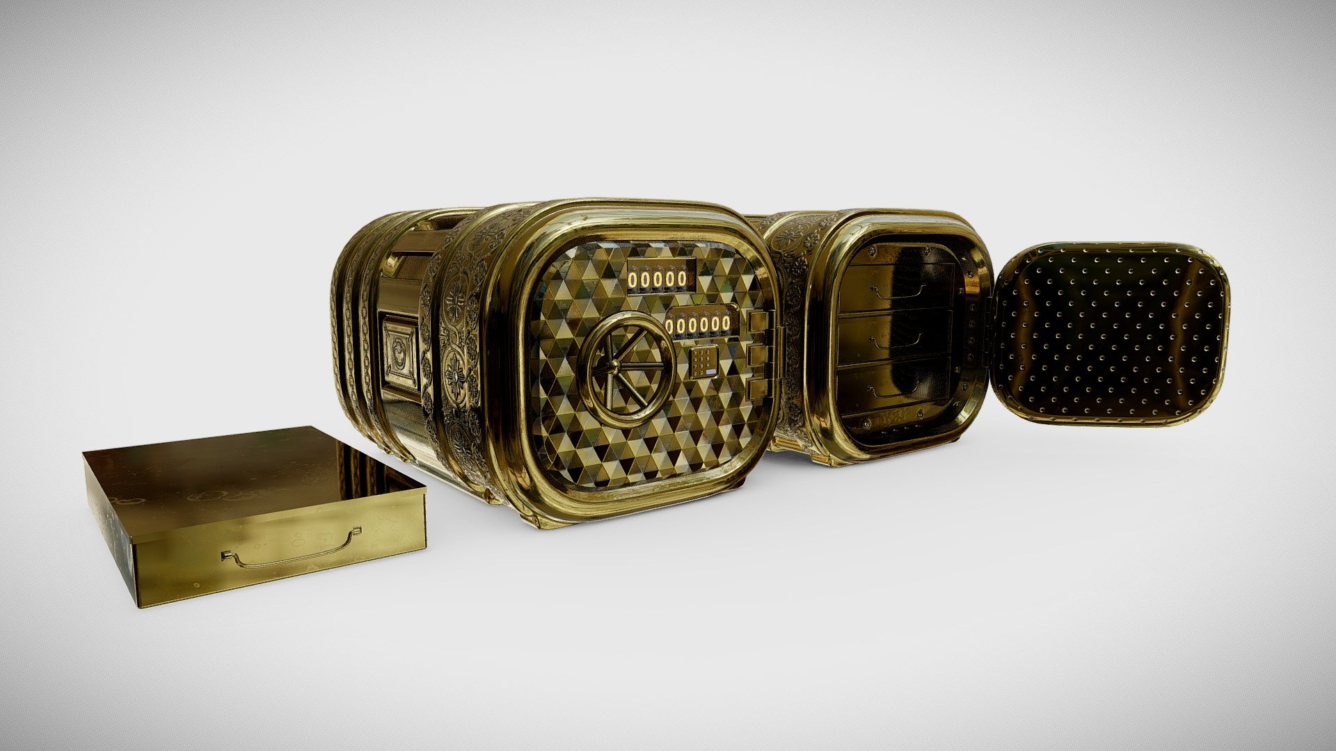 Japanese safe - Download Free 3D model by galapagoscgy [5f62216 ...
