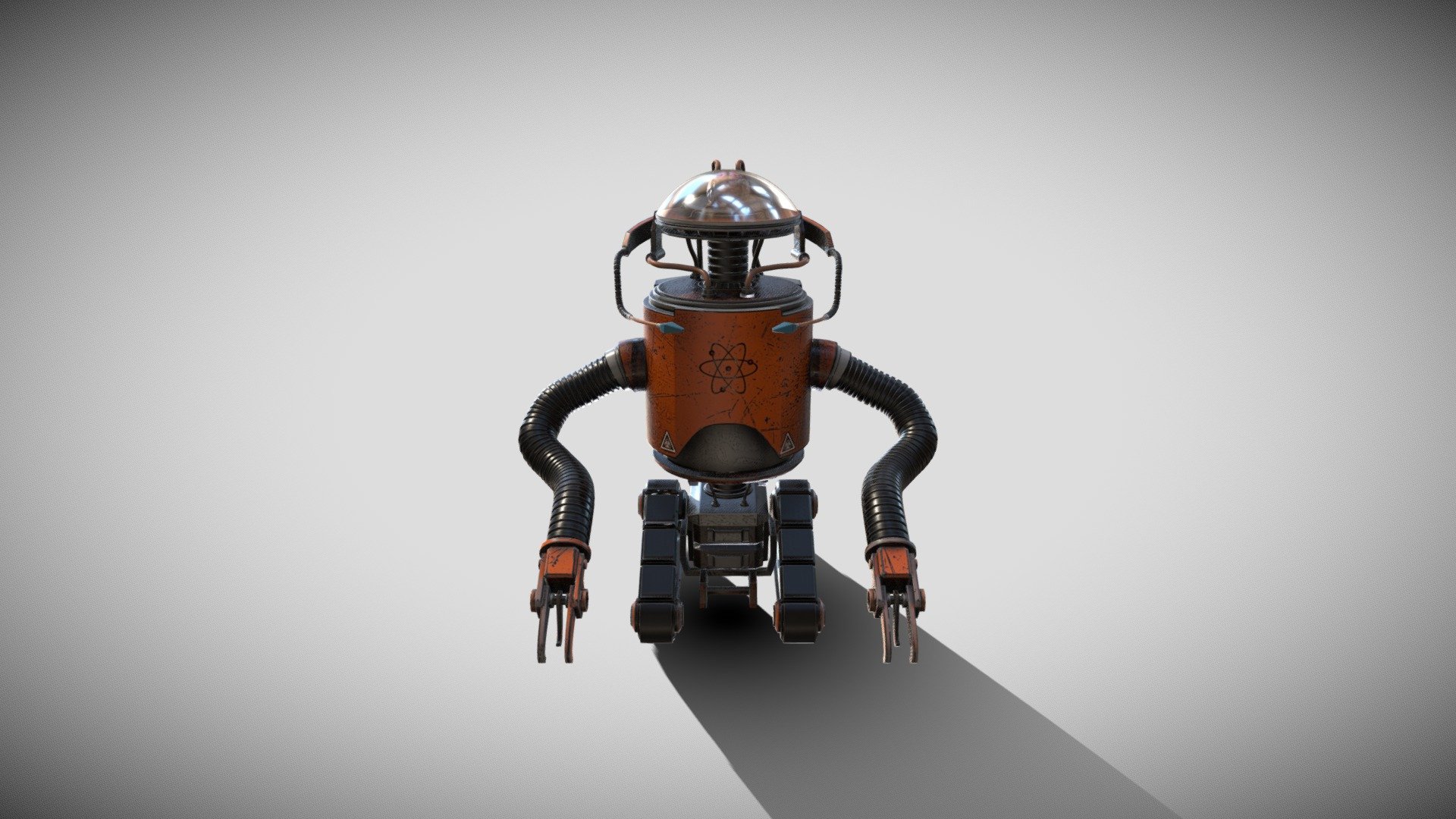 Stylised Robot - 3D model by Nathan_Hopwood (@HOOP12) [5f629f2] - Sketchfab
