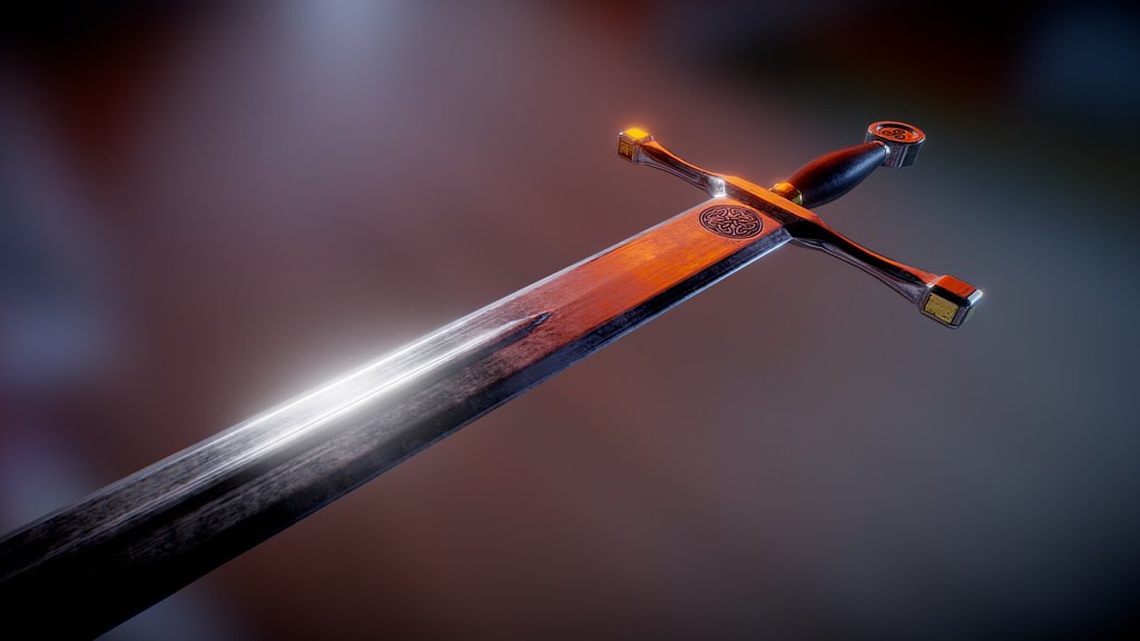 [SGP43] Excalibur - Download Free 3D model by One pixel man (@gildam ...