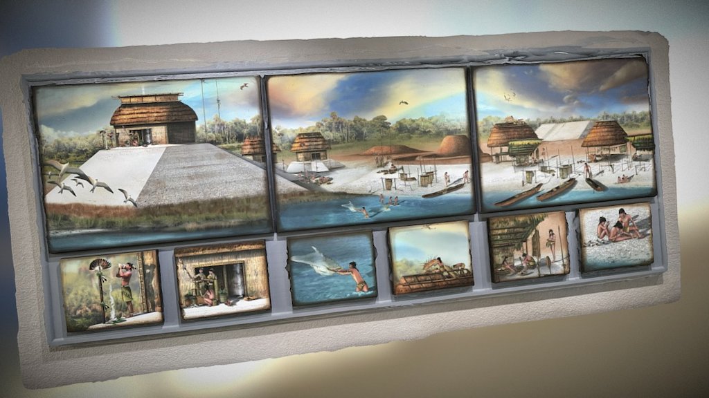 Crystal River Paintings - 3D model by Florida Public Archaeology ...