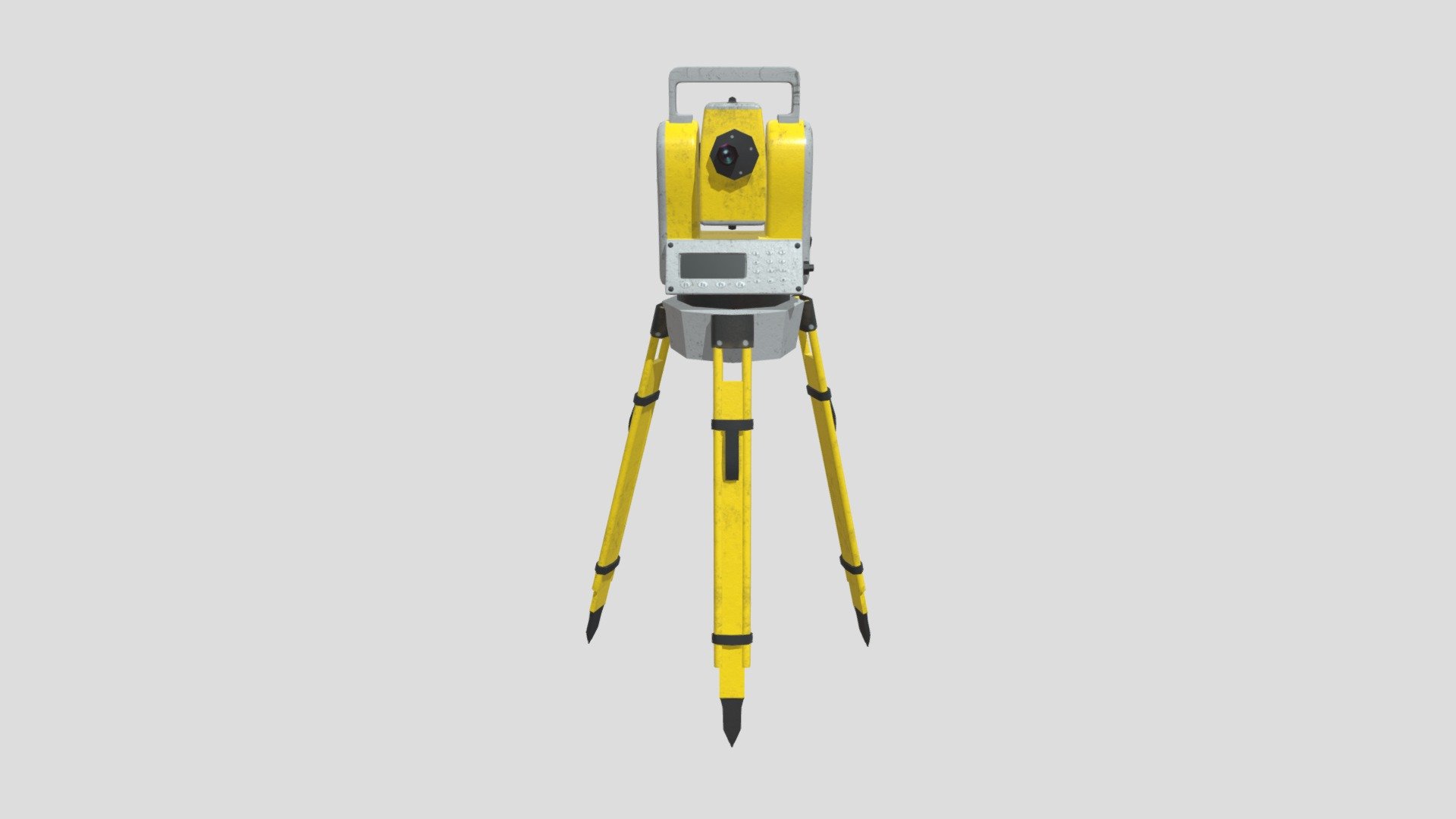 Total Station Survey Instrument - Buy Royalty Free 3D model by MXR ...