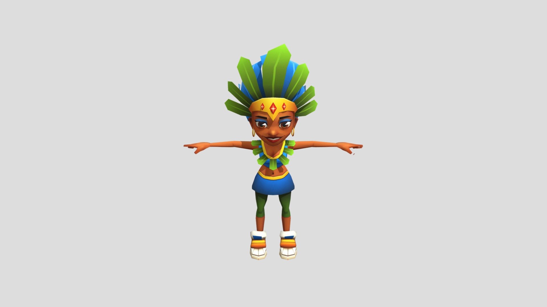 Mobile - Subway Surfers - Carmen - 3D model by itismeishankumar ...