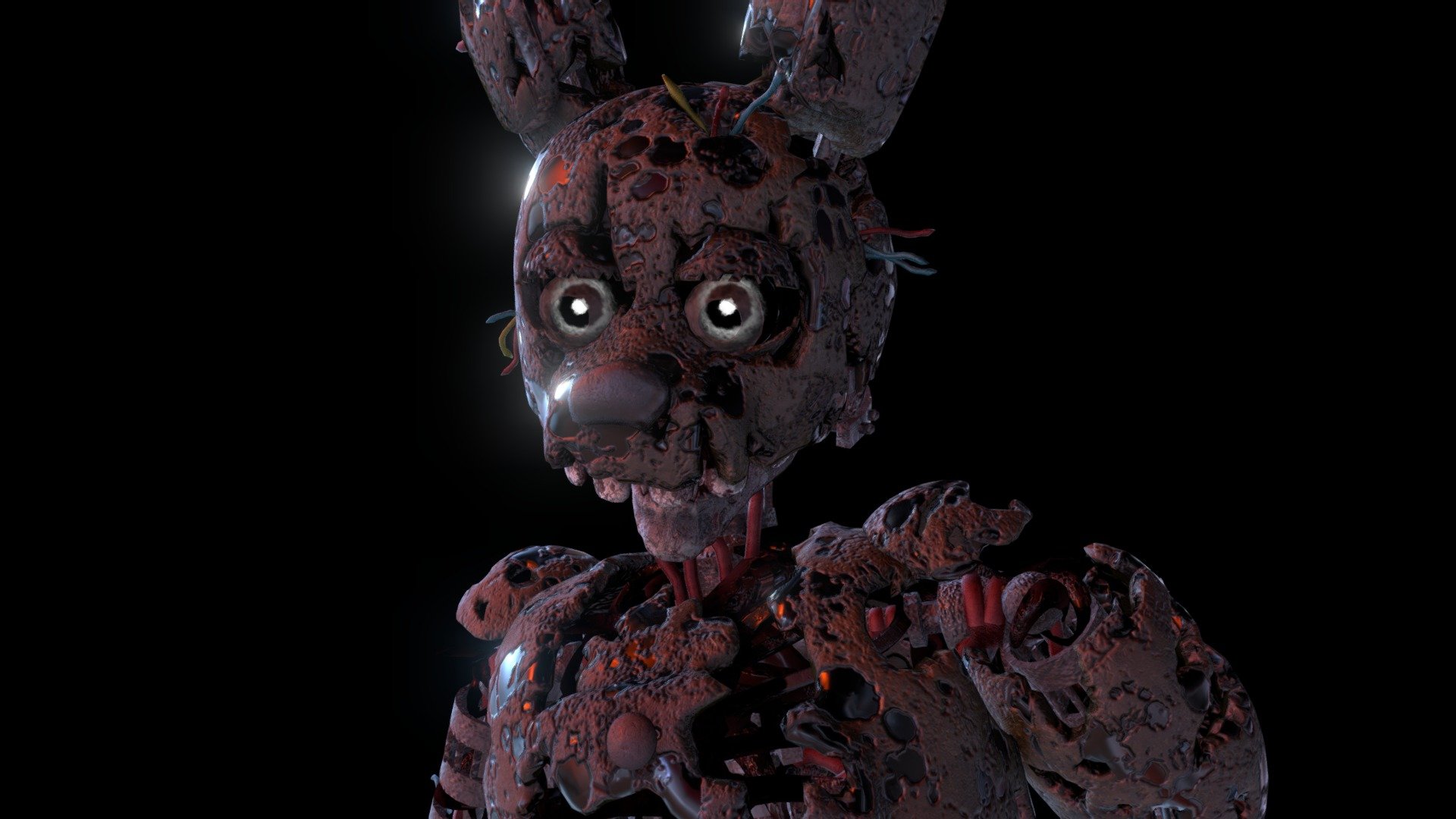 Ignited Springtrap Remake [MODEL EDIT] - Download Free 3D model by ...