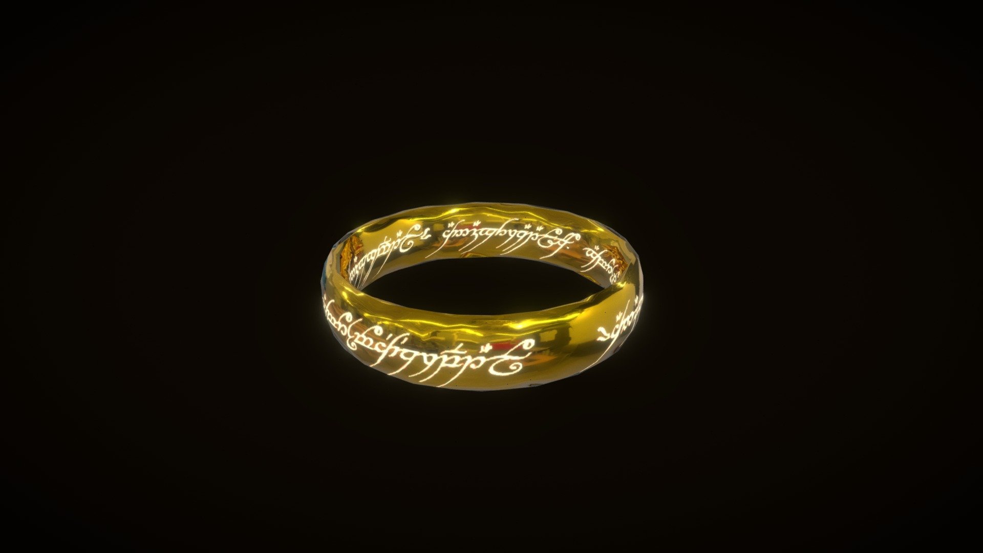 The One Ring - Buy Royalty Free 3D model by Nik_0 [5f69725] - Sketchfab ...