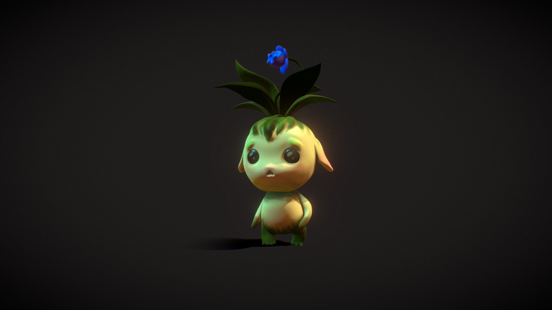 Little Plant - Download Free 3D model by anastasiaremezova [5f69b70 ...