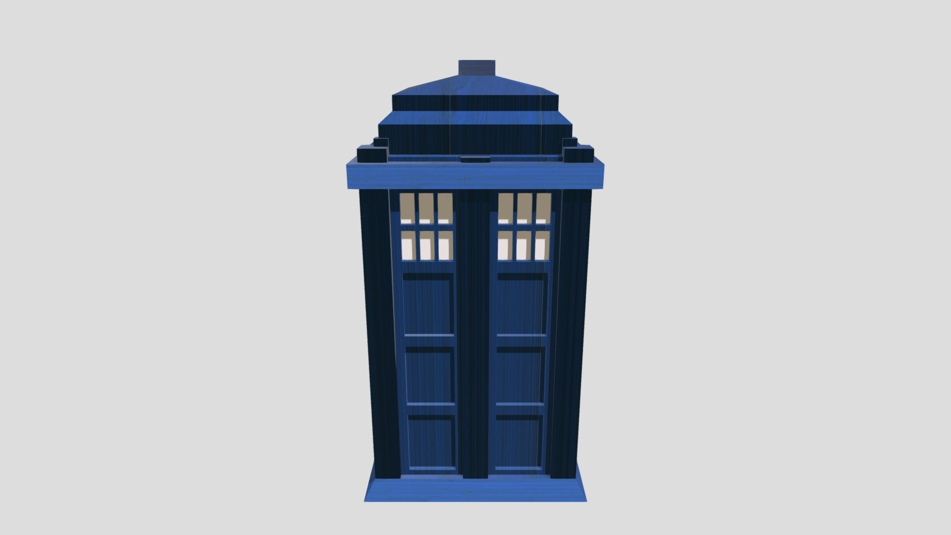 tardis - 3D model by leloulou [5f6a84e] - Sketchfab