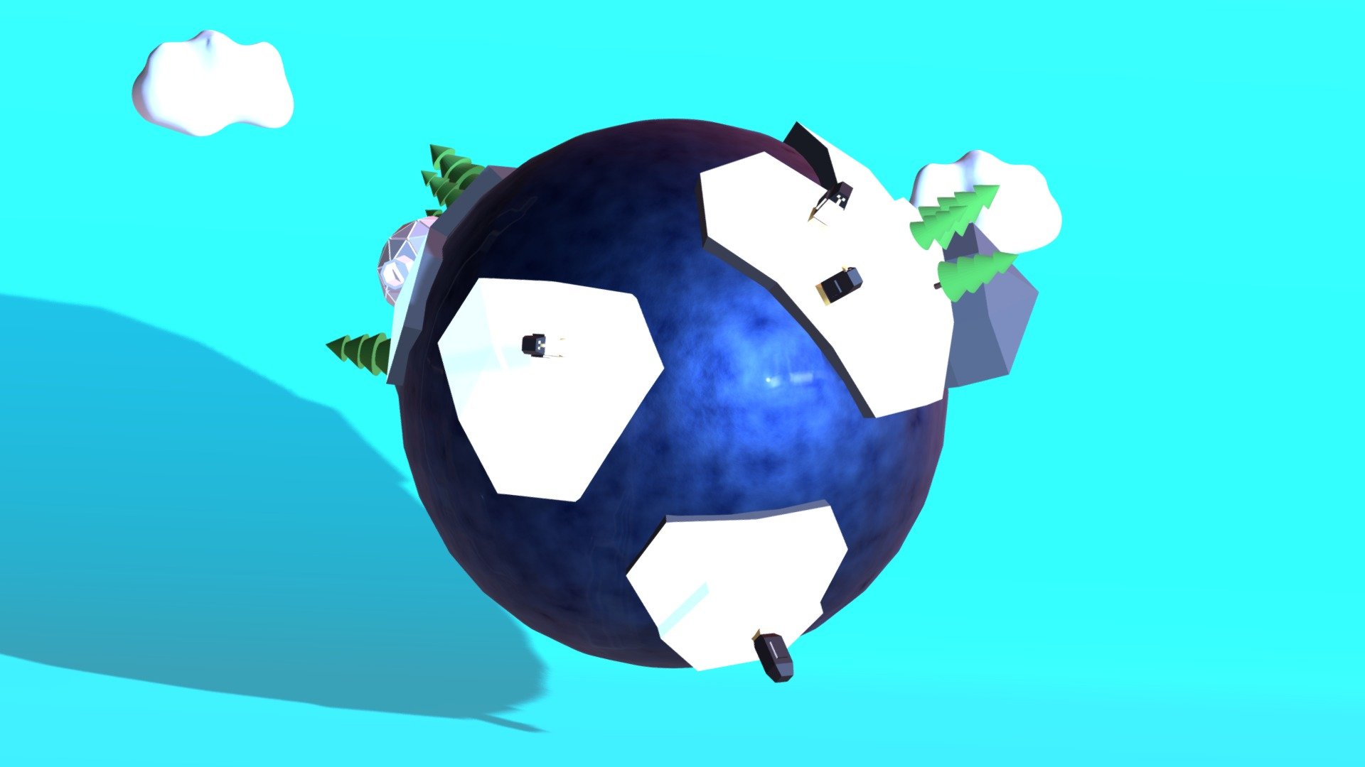 Winter Sphere World - 3D model by PacificPenguin [5f6d46e] - Sketchfab