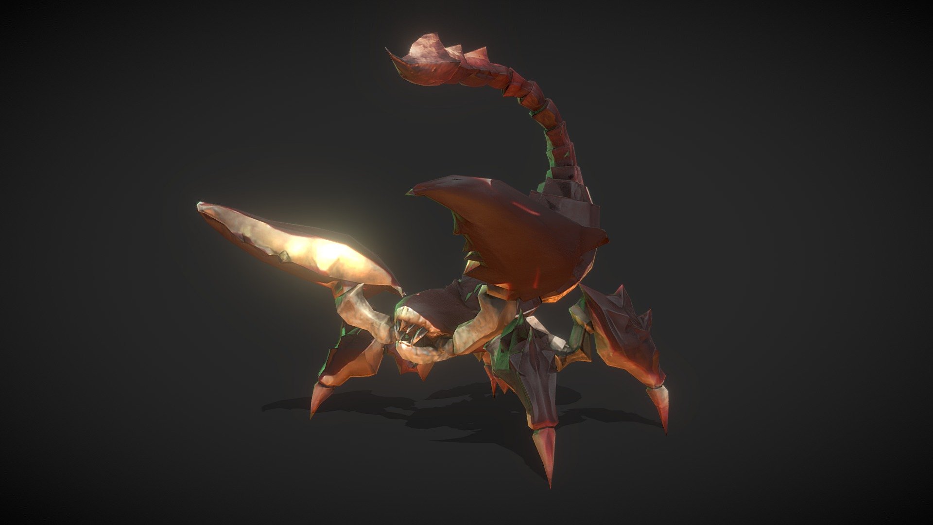 Monsters: Scorpion - 3D model by Klaudia Naumann (@klaudia_naumann ...