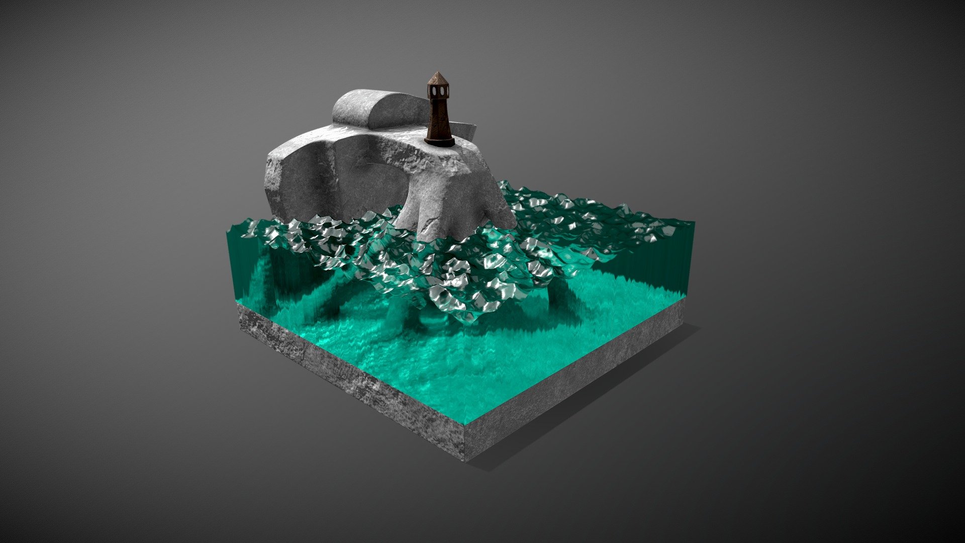 Island - Download Free 3D model by likehotsky [5f6fb04] - Sketchfab