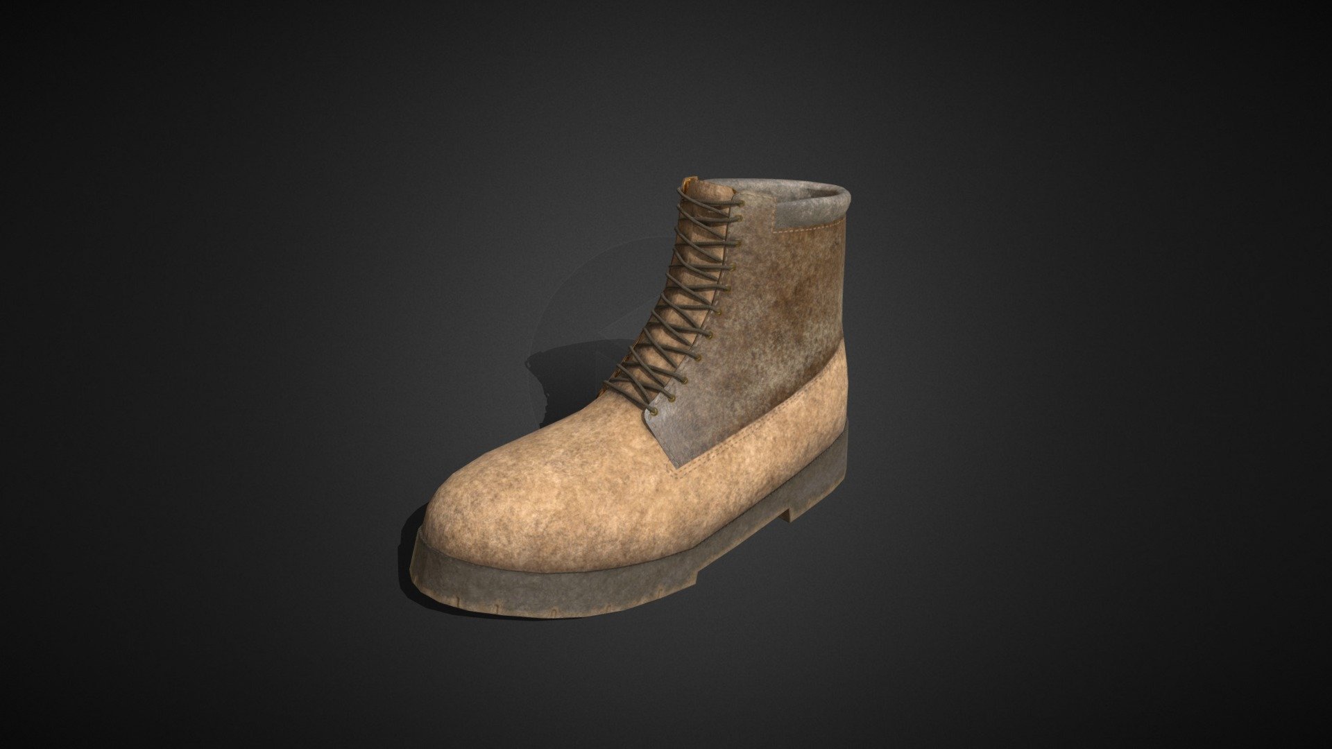 Old Boot (Left) - Download Free 3D model by Sirenko [5f6fe08] - Sketchfab