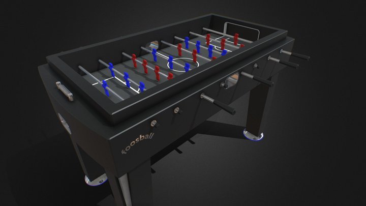 Foosball 3D models - Sketchfab