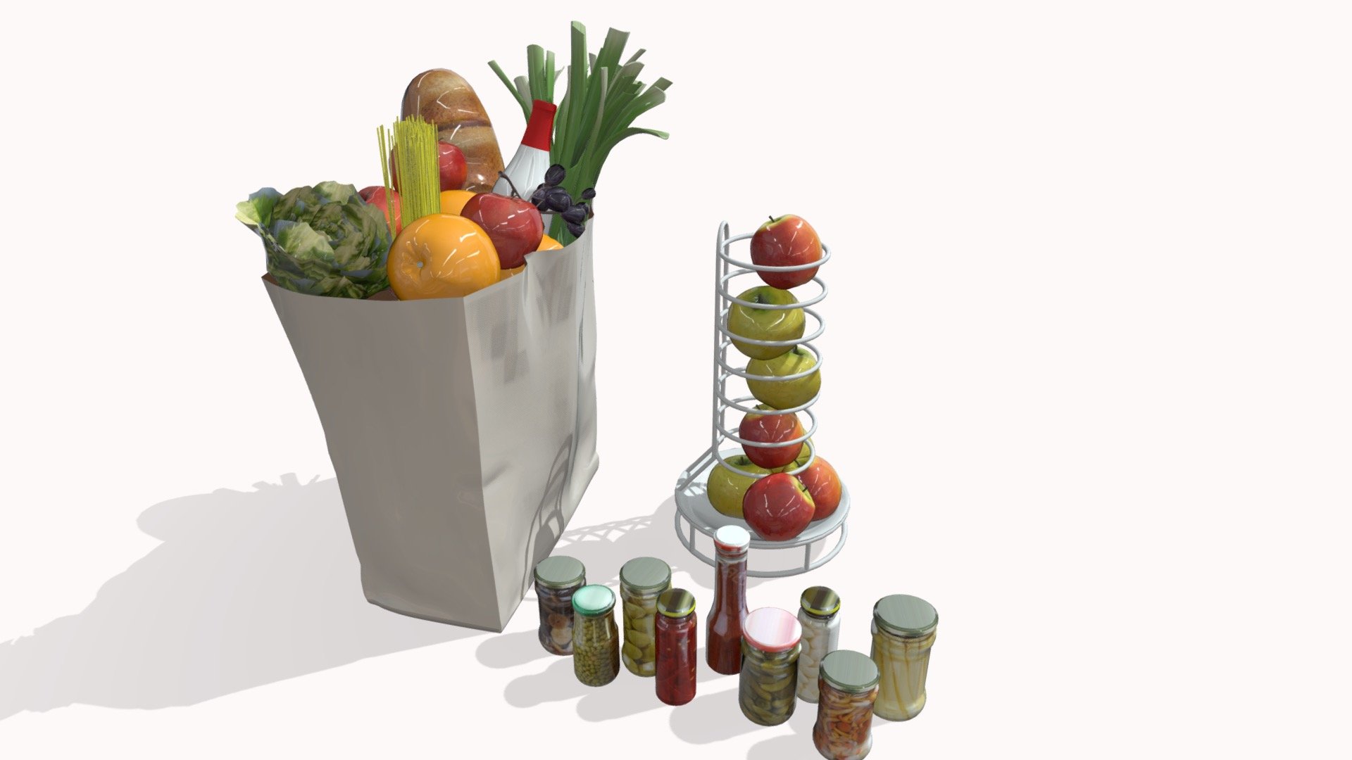 Supermarket props - Download Free 3D model by Pasha (@Pasha.) [5f70eef ...