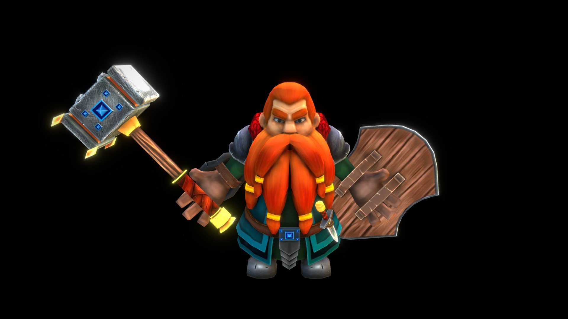 Dwarf - 3D model by Daniel Zuleta Art (@dalez92) [5f71309] - Sketchfab