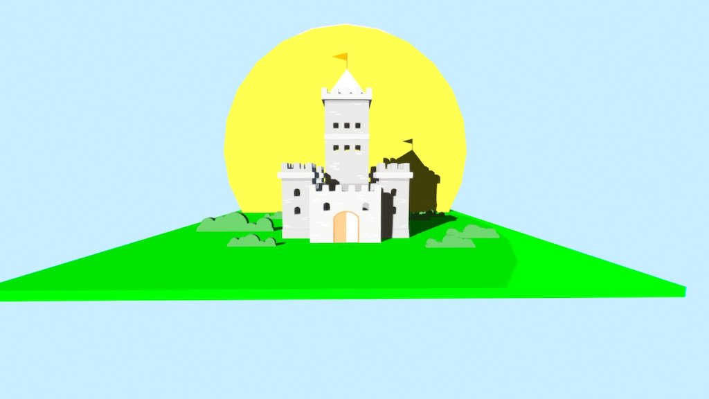 MInimalist Castle - 3D model by Jangel Nolasco Garcia (@jangelyamil ...