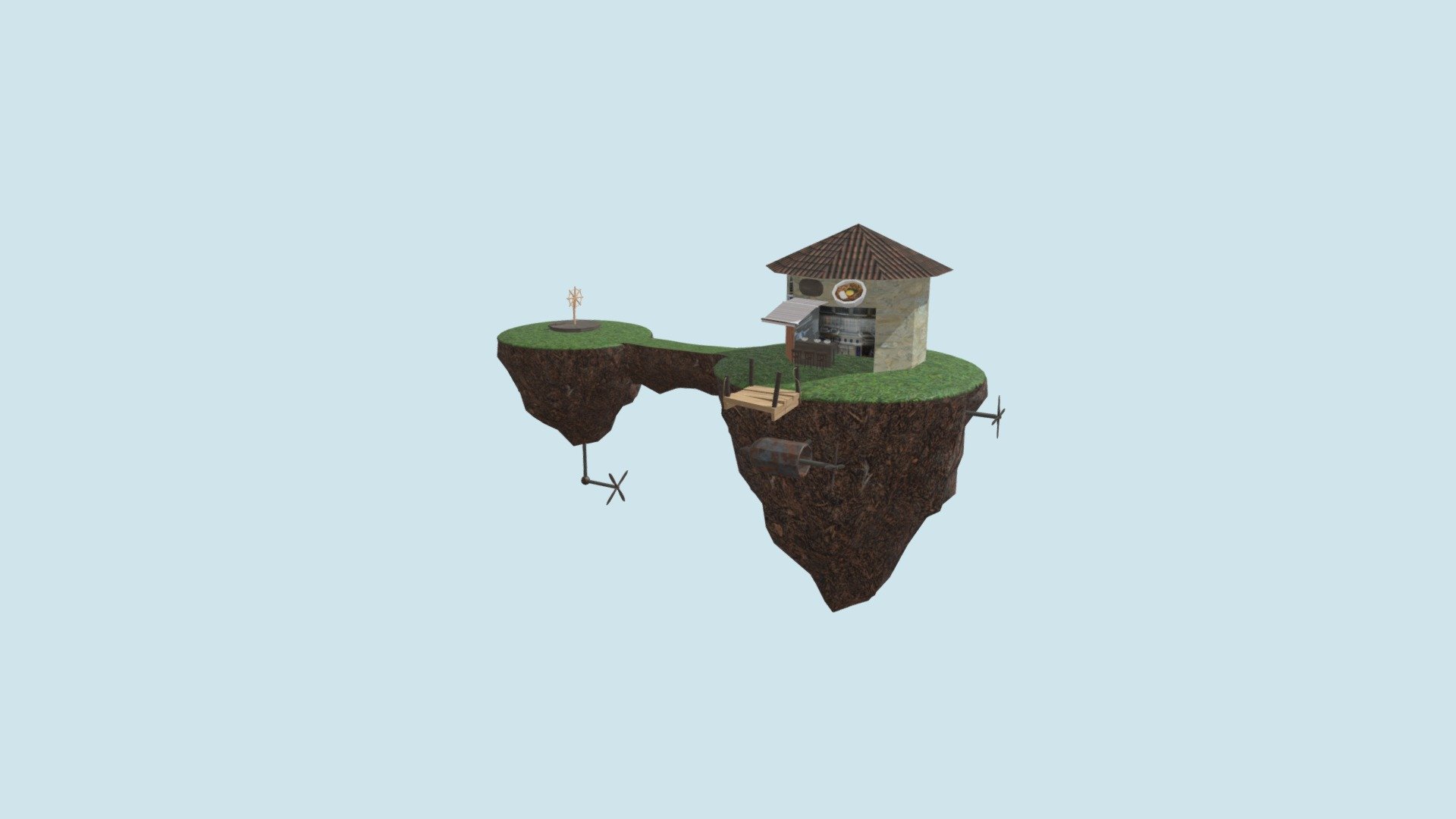Island Shop - 3D model by JunoMc [5f71575] - Sketchfab