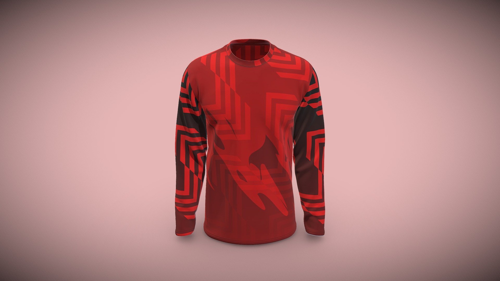 Men Long Sleeve Tee OBJ - Buy Royalty Free 3D model by Apparel-Fashion ...