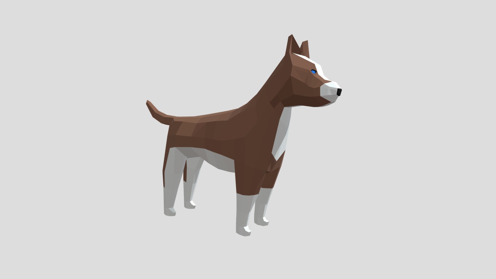 Dog Low Poly - 3D model by zainzafar [5f73d6c] - Sketchfab