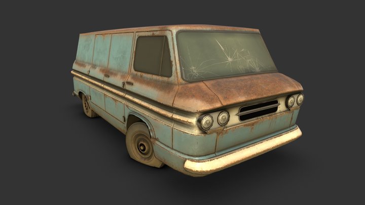 Microbus 3D models - Sketchfab