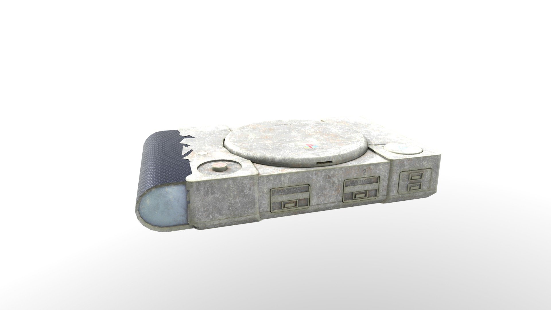 Futuristic restored PlayStation 1 - 3D model by kellyn holden ...