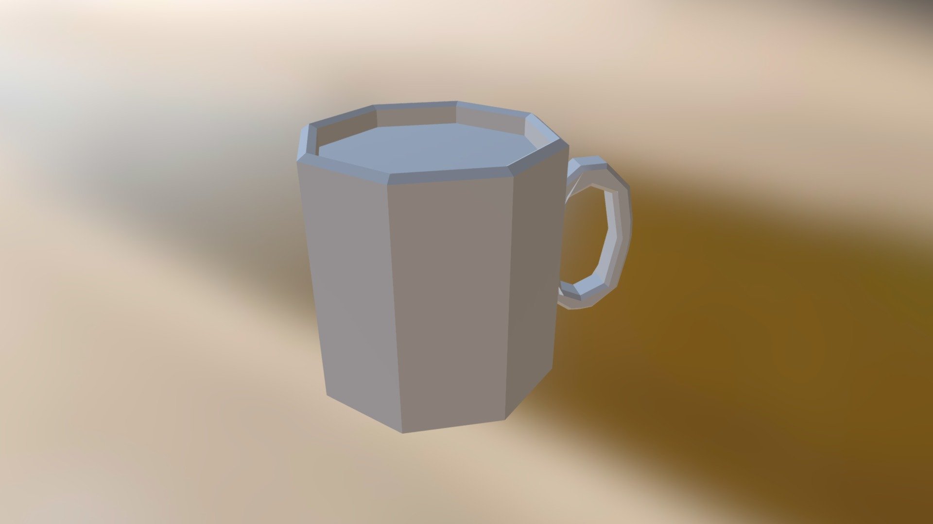 Low-Poly Coffee Mug - 3D model by mattkug [5f7617c] - Sketchfab