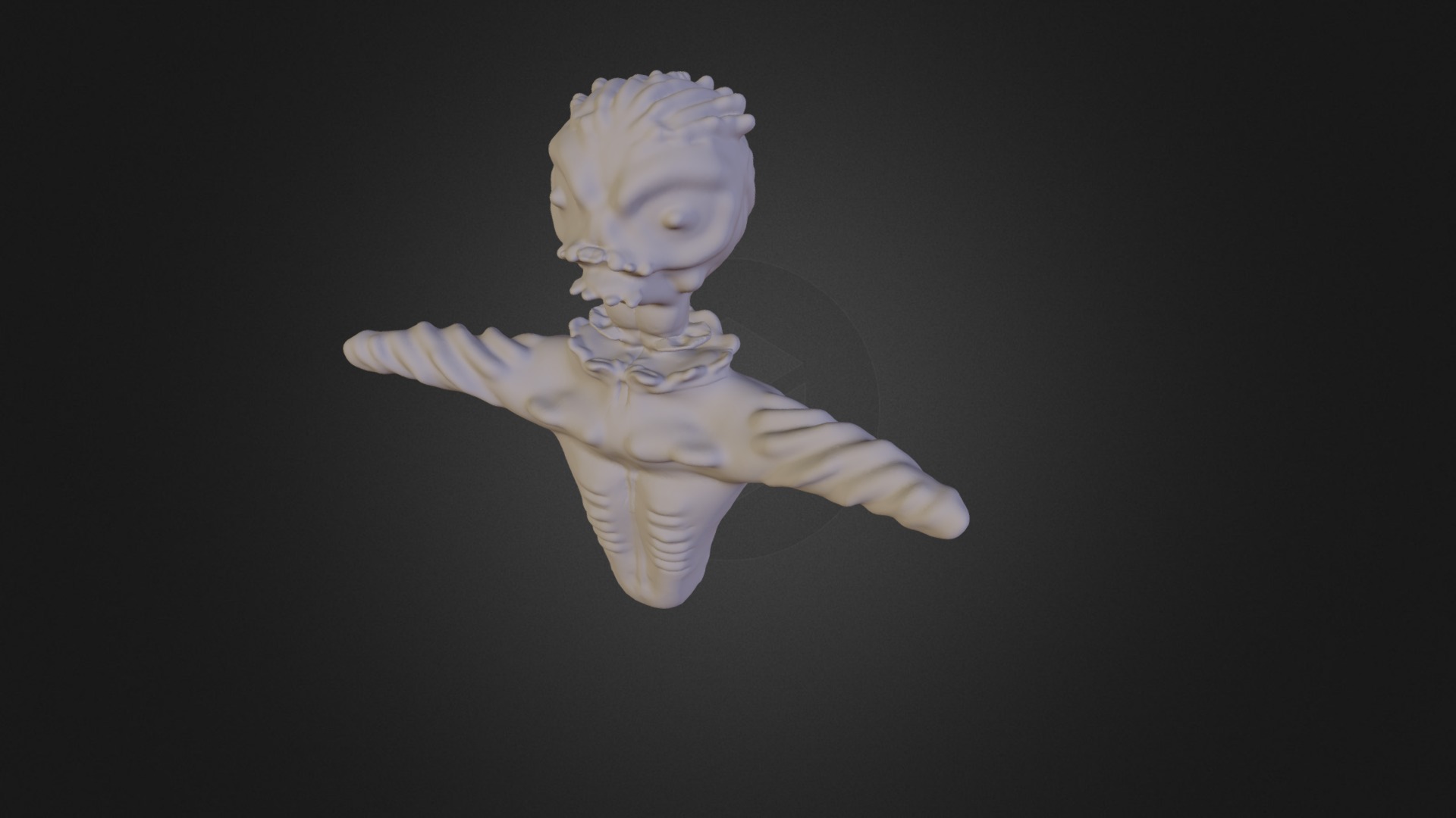 My first alien - 3D model by ingg [5f7a1fb] - Sketchfab