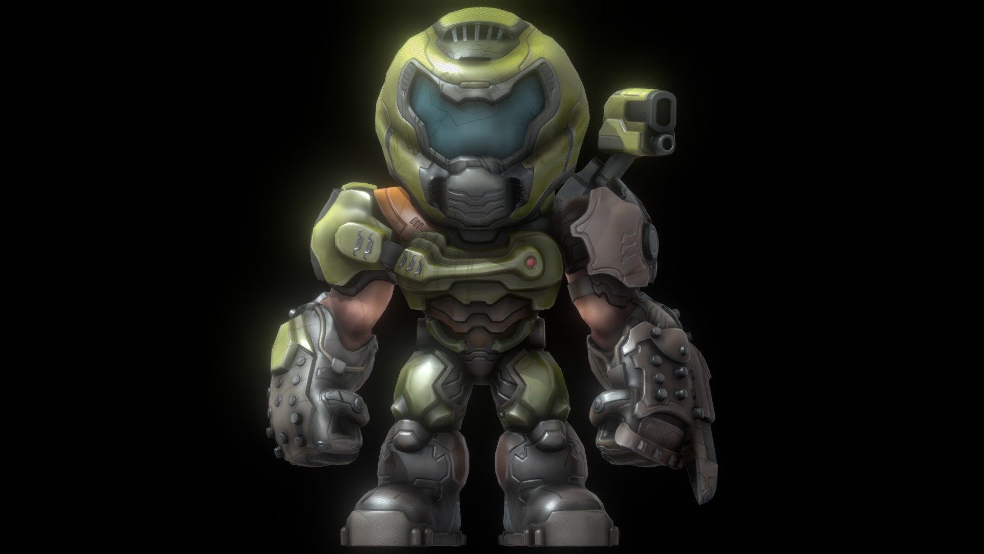 DOOM eternal slayer toy - Download Free 3D model by DJ_Nugget [5f7c26b ...