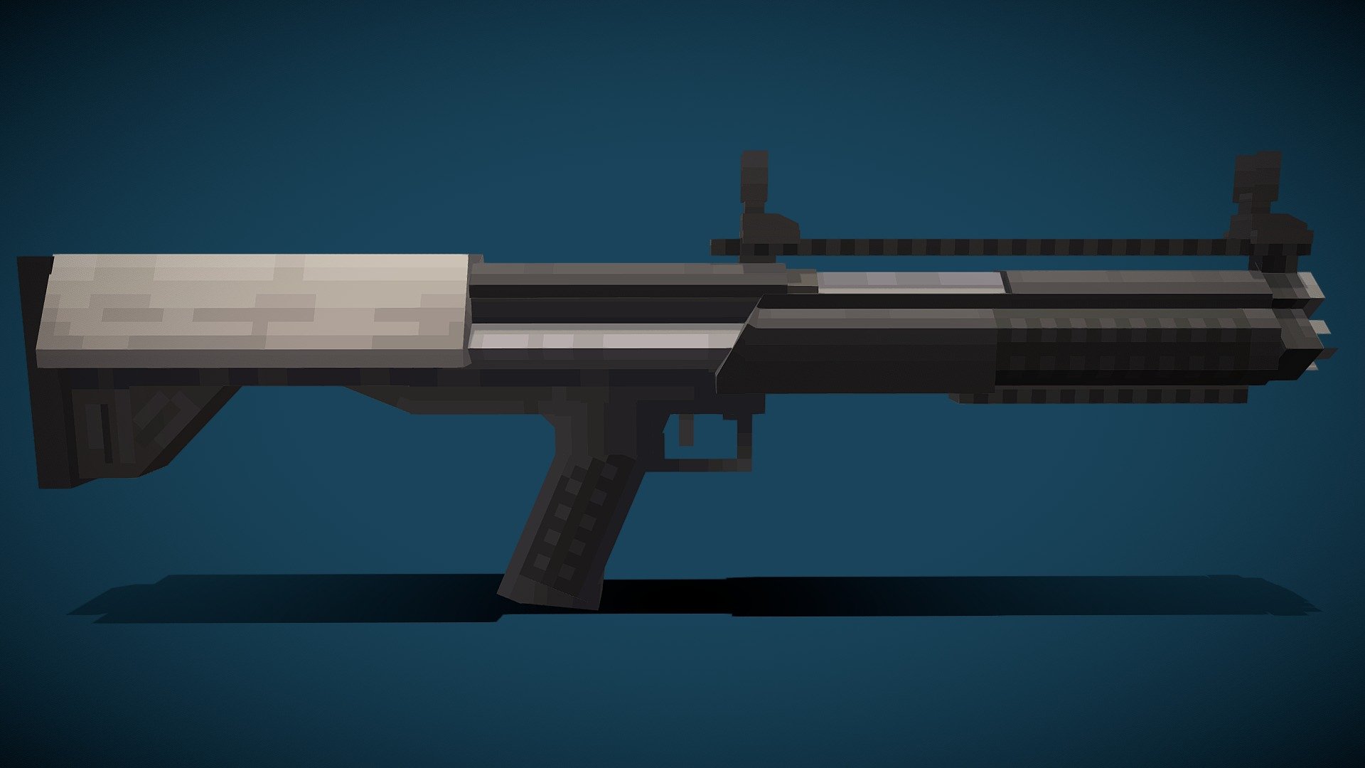 ksg 12 low poly - 3D model by MMecha [5f7c5e5] - Sketchfab
