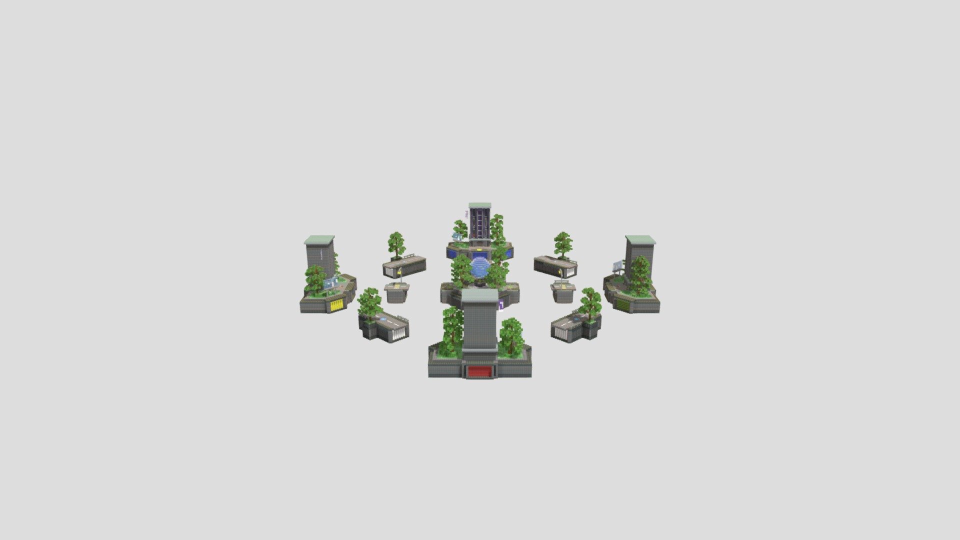 PixelMine | 4 Professional Bedwars Maps 3 - 3D model by Pixel Mine (@pixelminestudio) [5f7ccfa ...