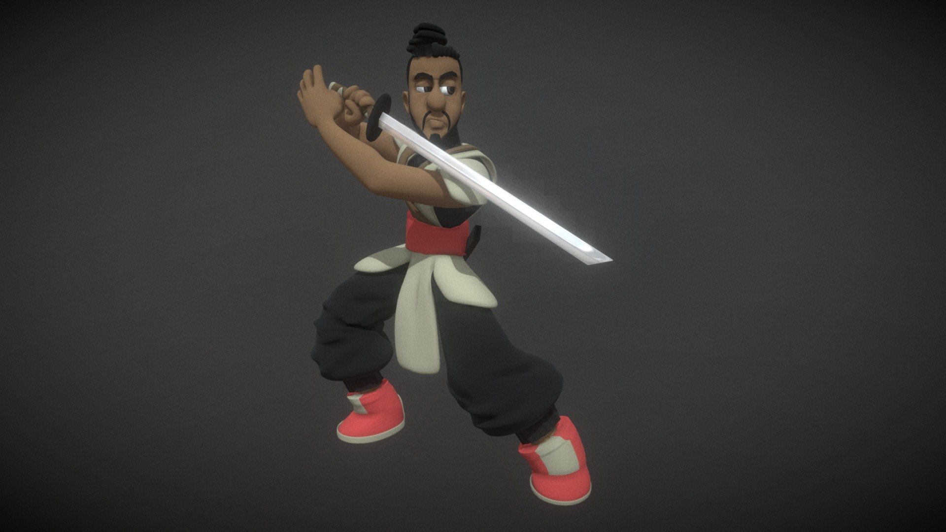 Samurai - 3D model by Raphael Melgaço (@raphaelmelgaco) [5f8535c ...
