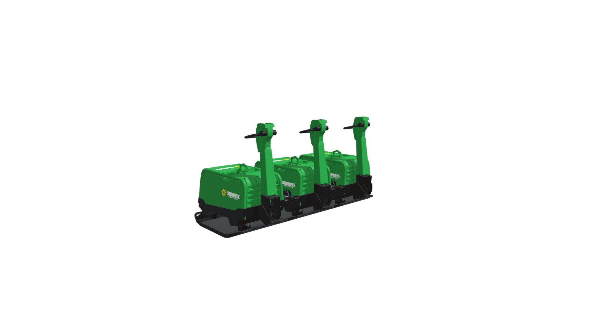 Compactor Wacker Neuson Triple - 3D model by bimstore (@Revitspace ...