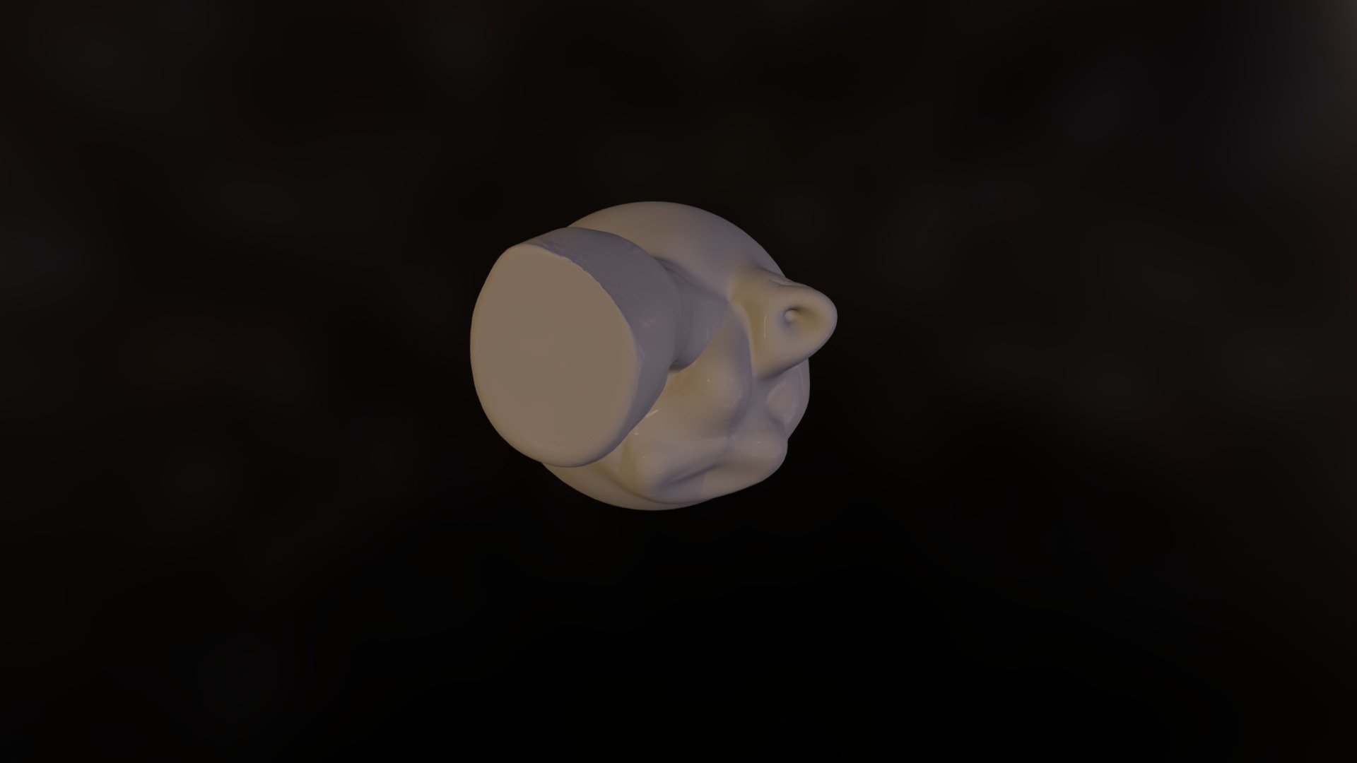 Moon With Rocket In Eye 2 - 3D model by LokiLaufeysen [5f869e7] - Sketchfab