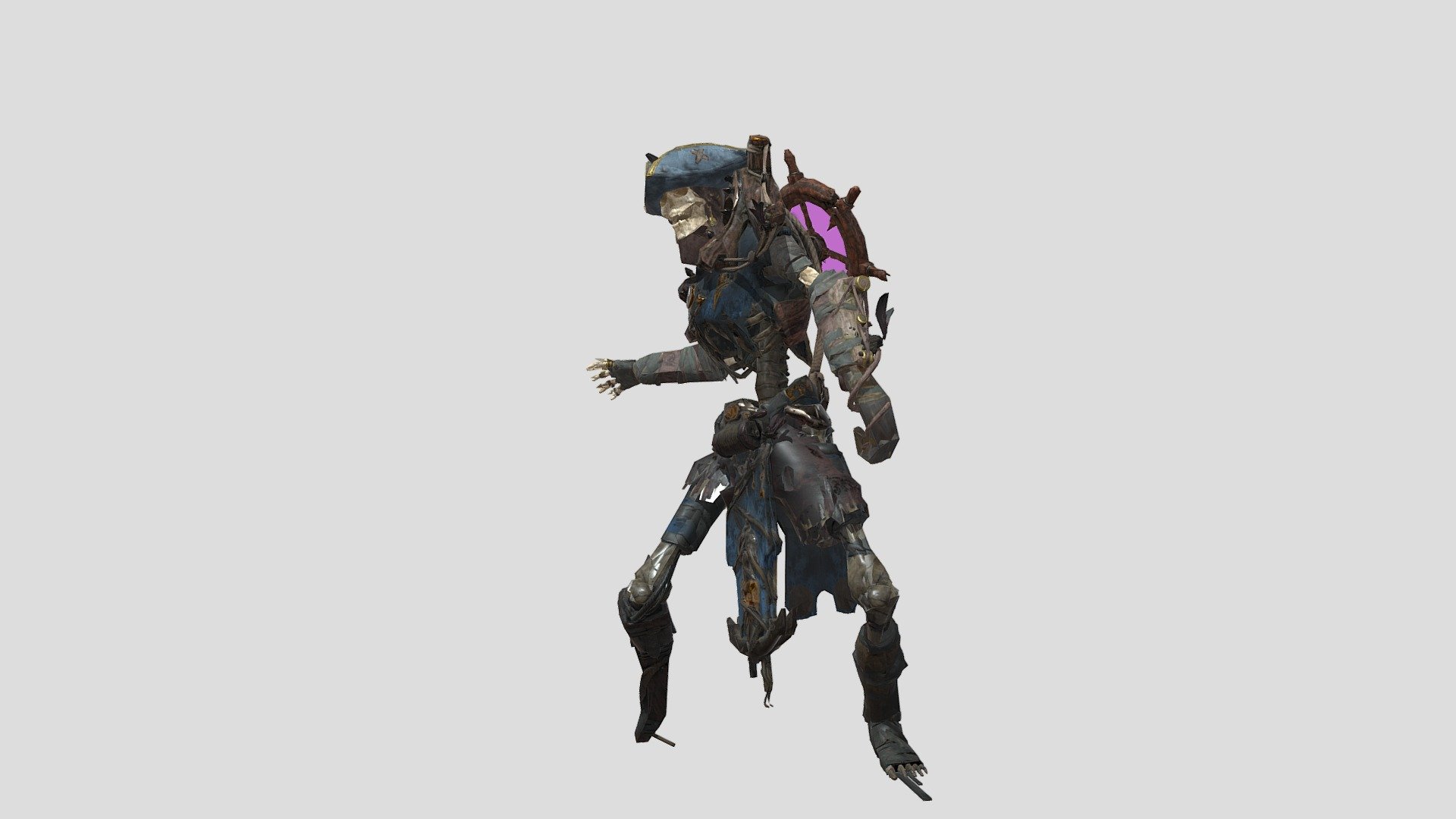 Paragon Pirate Skeleton Sailor 35 animations - Download Free 3D model ...