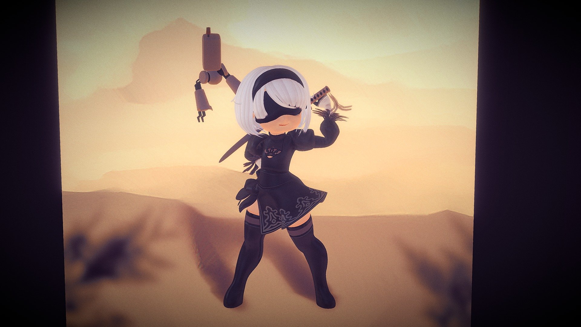 2b - 3D model by demidevil13 [5f891f1] - Sketchfab