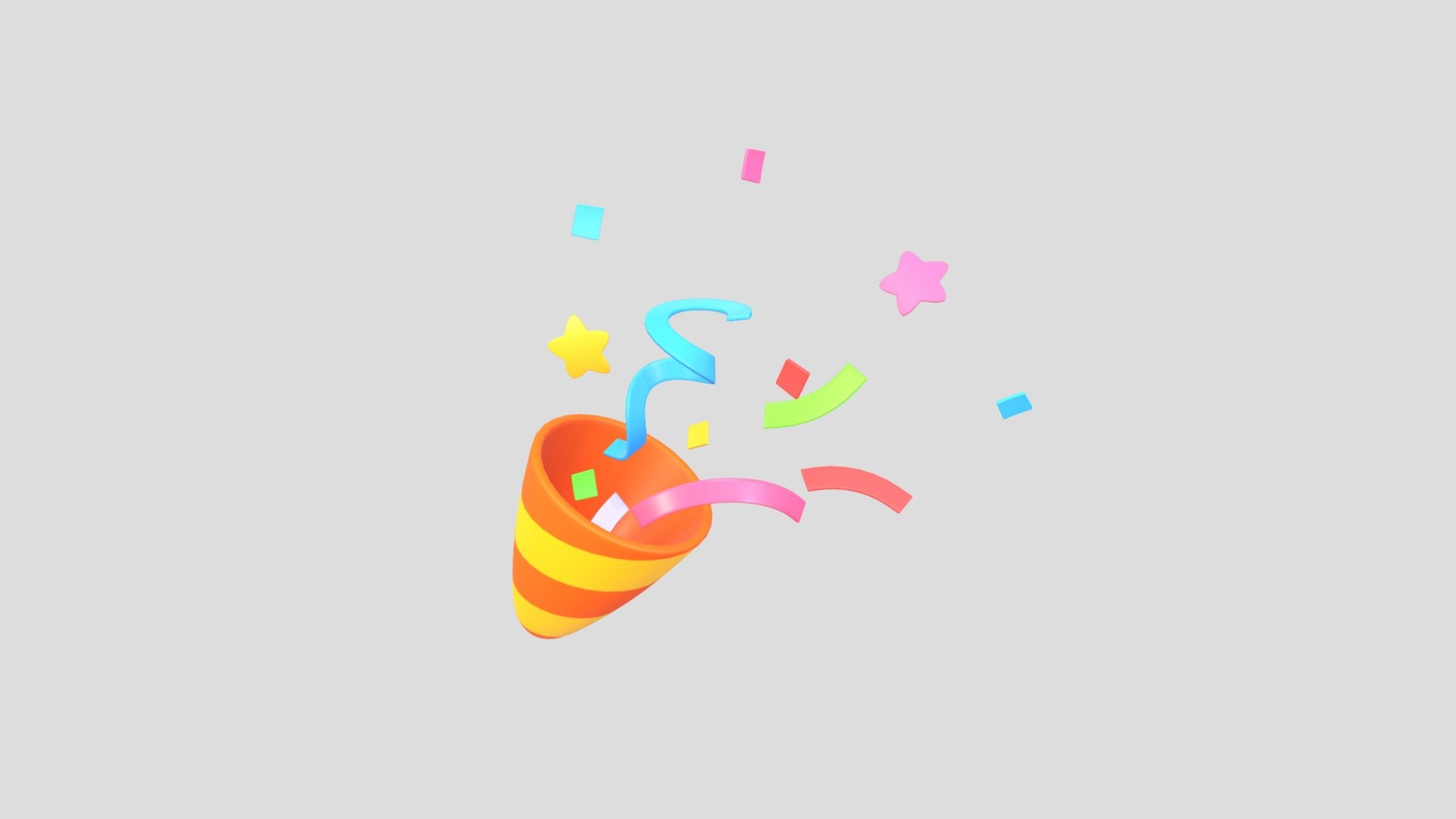 Party Popper - Buy Royalty Free 3D model by bariacg [5f8935f ...