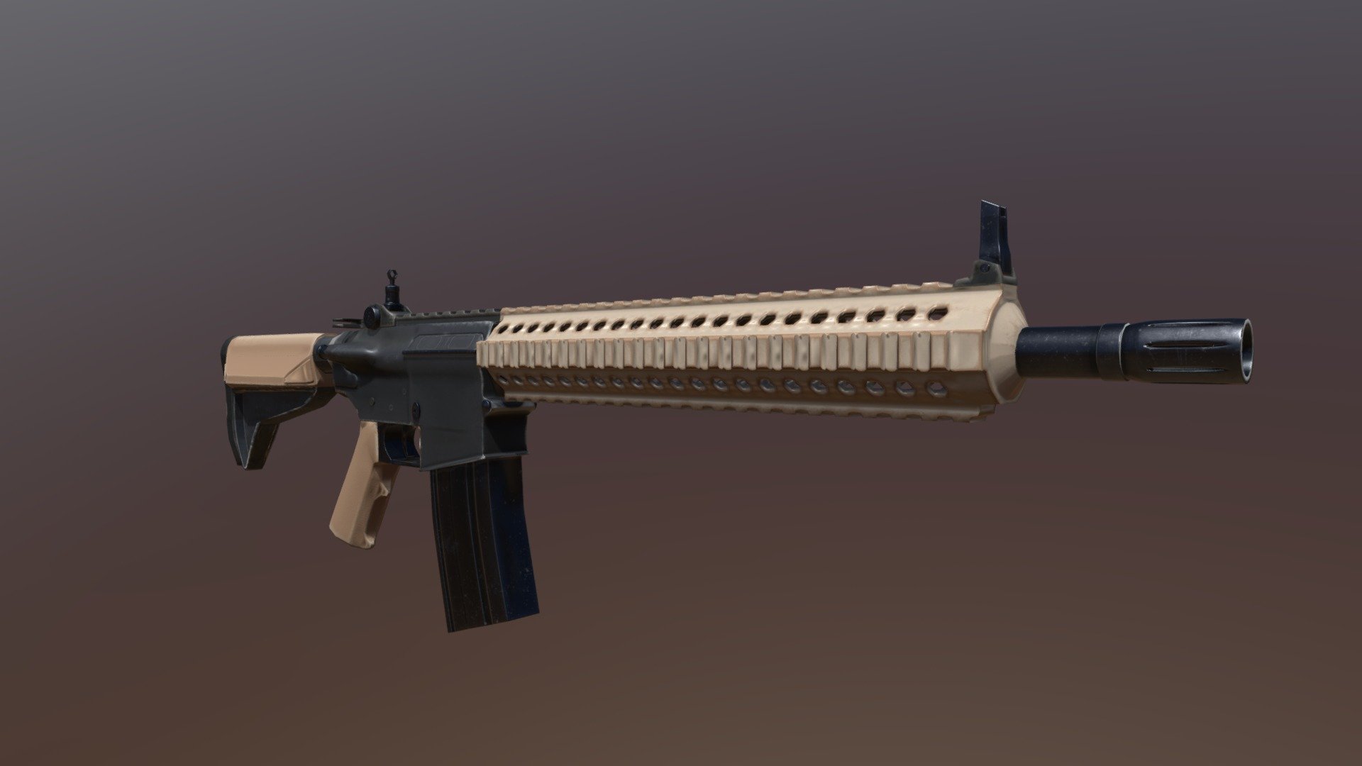 M4A1 - 3D model by Jade(Chandler) Ott (@jadesparrowott) [5f8abd1 ...