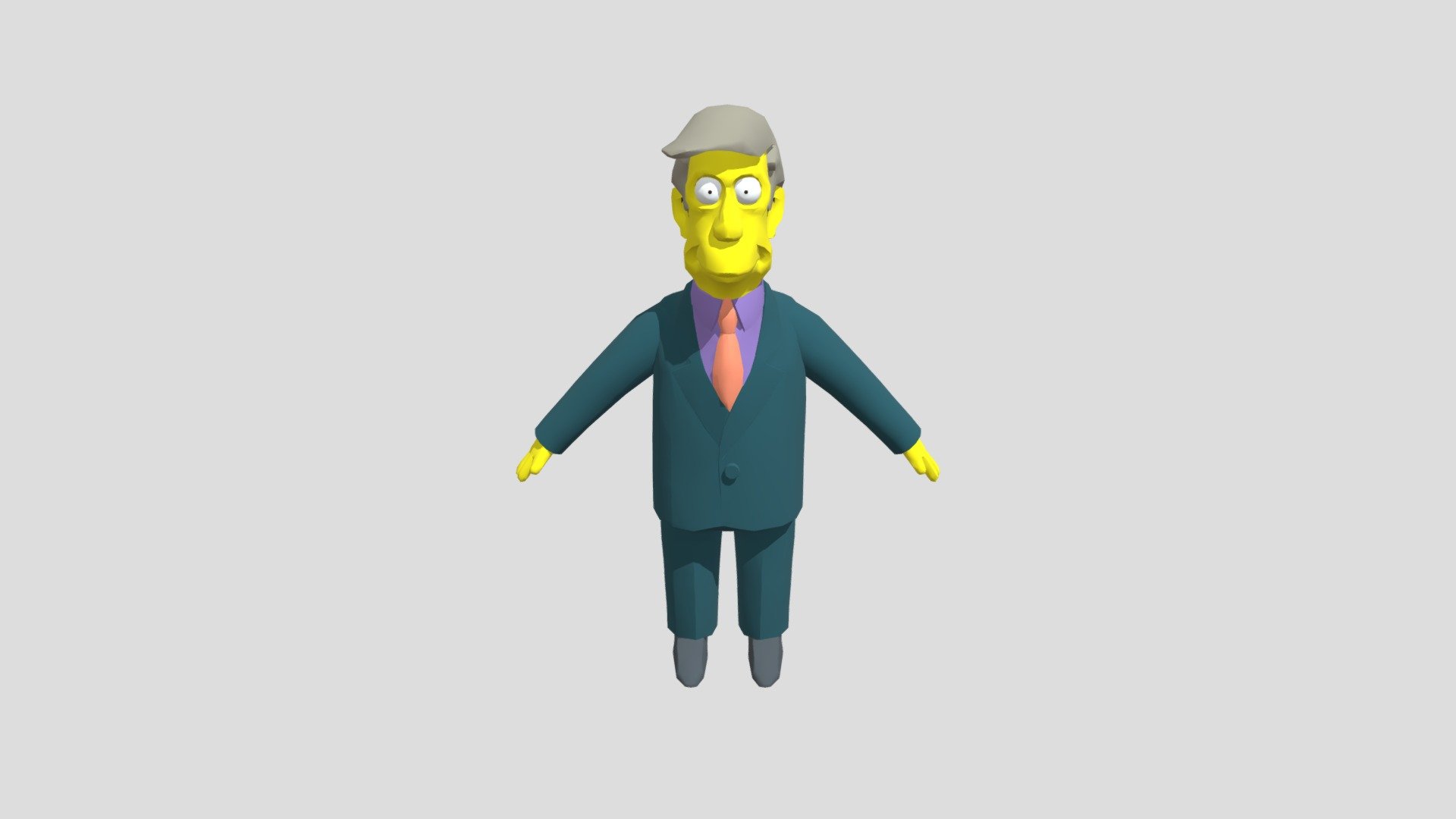 PlayStation 3 - The Simpsons Game - Seymour Skin - Download Free 3D ...