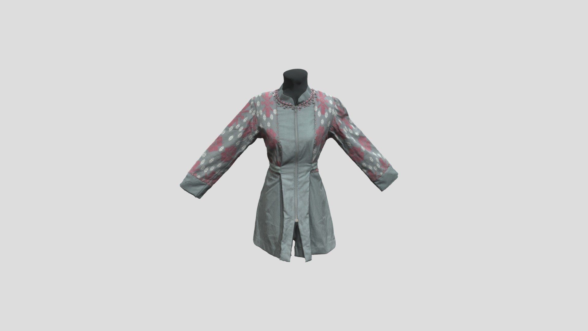 Batik Abu Pink Bu Wanda - 3D model by anhrisn [5f8c997] - Sketchfab