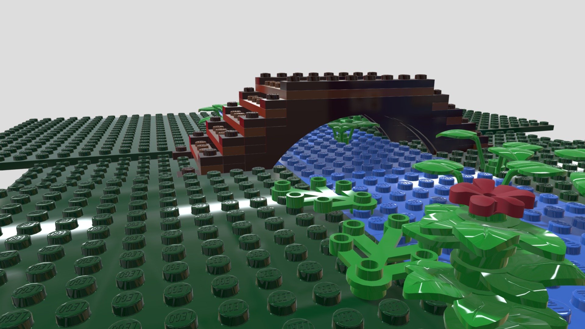 Lego Bridge (MOC) - Download Free 3D model by Awesome Ploy 3D ...