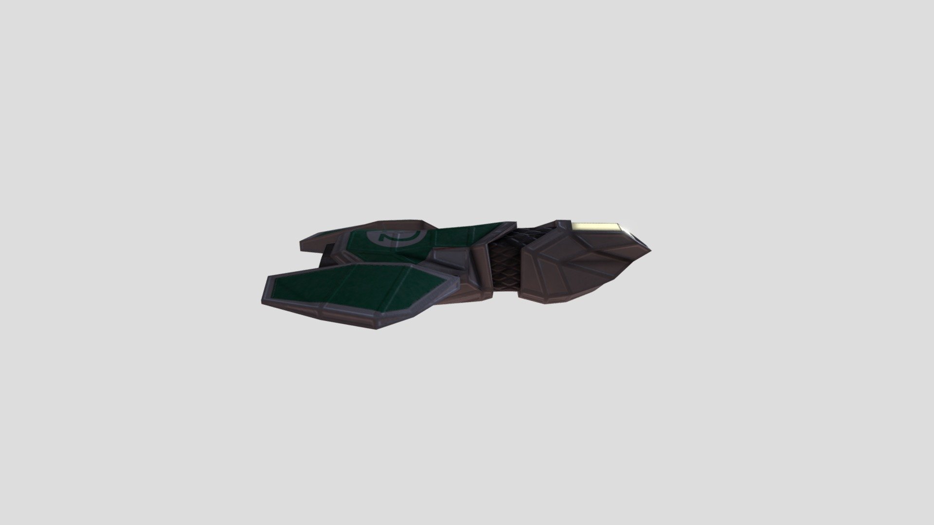 low poly ship: Firefly class Corvette - Download Free 3D model by Sol ...