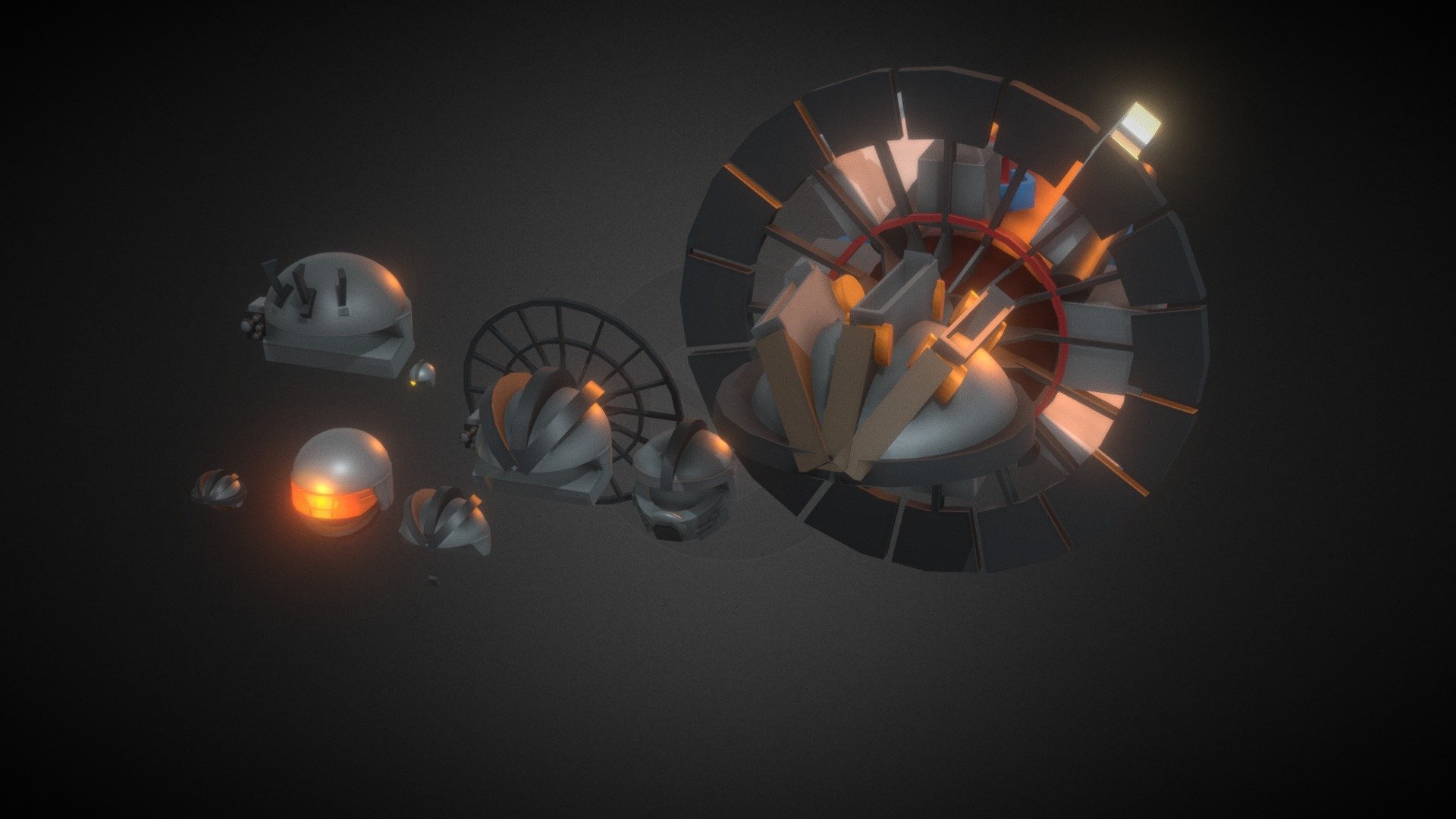 Astro Helmet Pack - Download Free 3D model by bunny man (@bunny_man ...