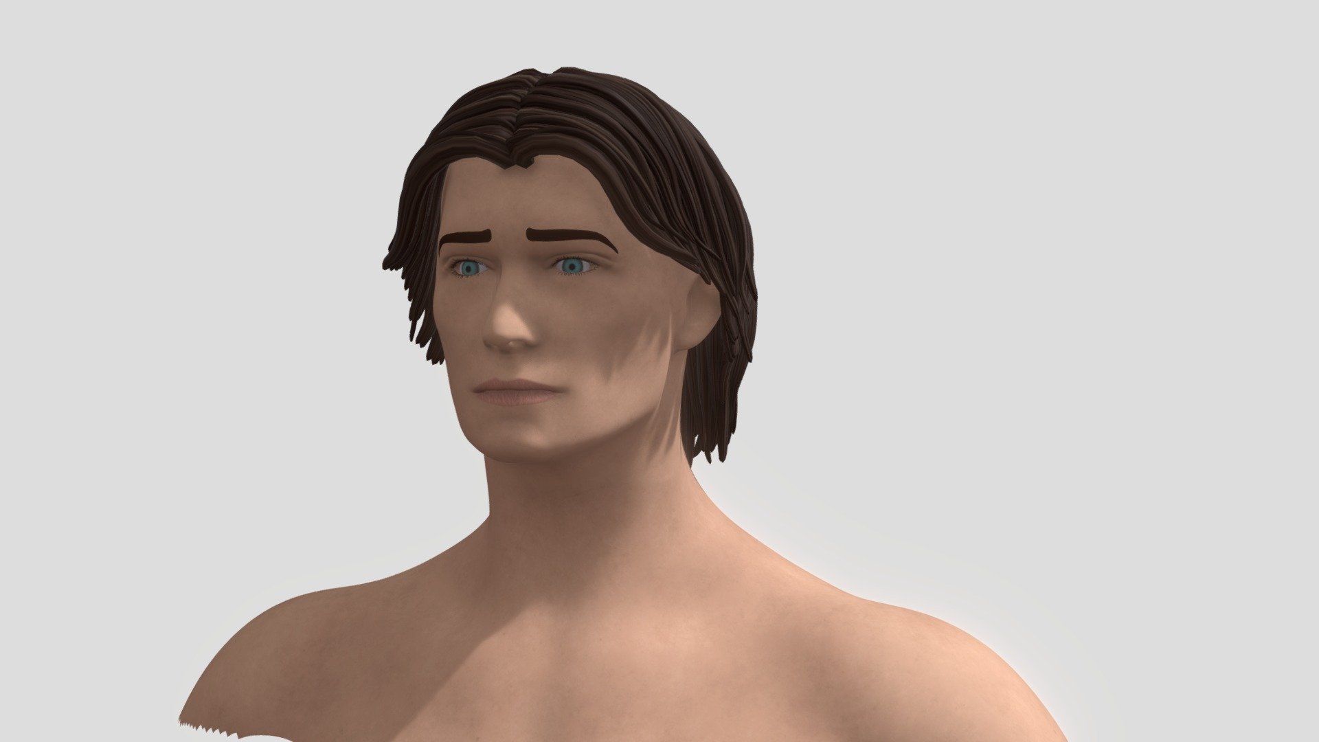 HumanMaleBust1 - 3D model by Jonathan Lennox (@elephant22700) [5f8d8a7] - Sketchfab